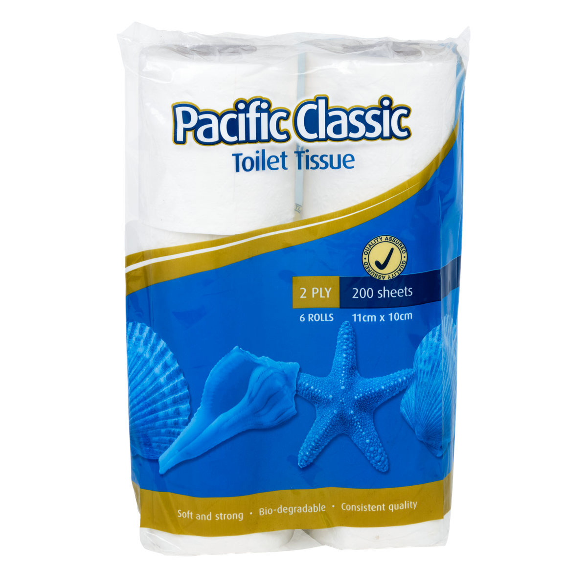 Pacific Classic Toilet Roll 2-Ply 200 Sheets – Core Hygiene