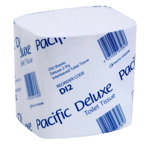 Pacific Deluxe Interleaved Tissue 2-Ply 250 Sheets – Core Hygiene