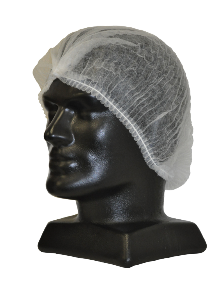 White Crimp Hat 58cm – Core Hygiene