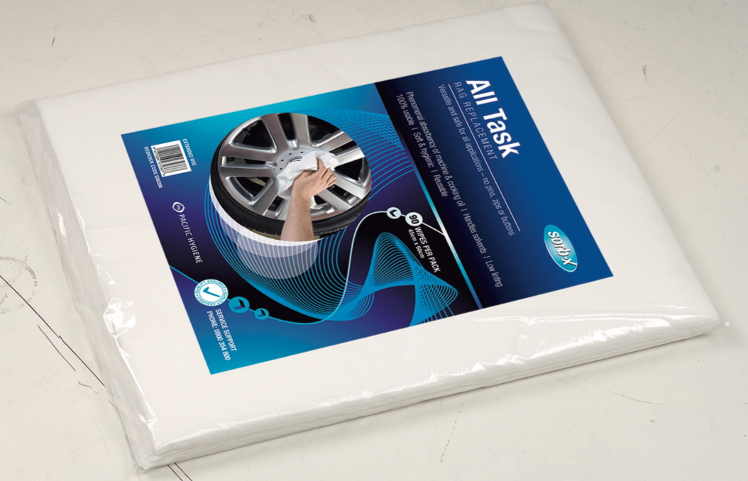 Sorb-X All Task Cutsheet, White – Core Hygiene